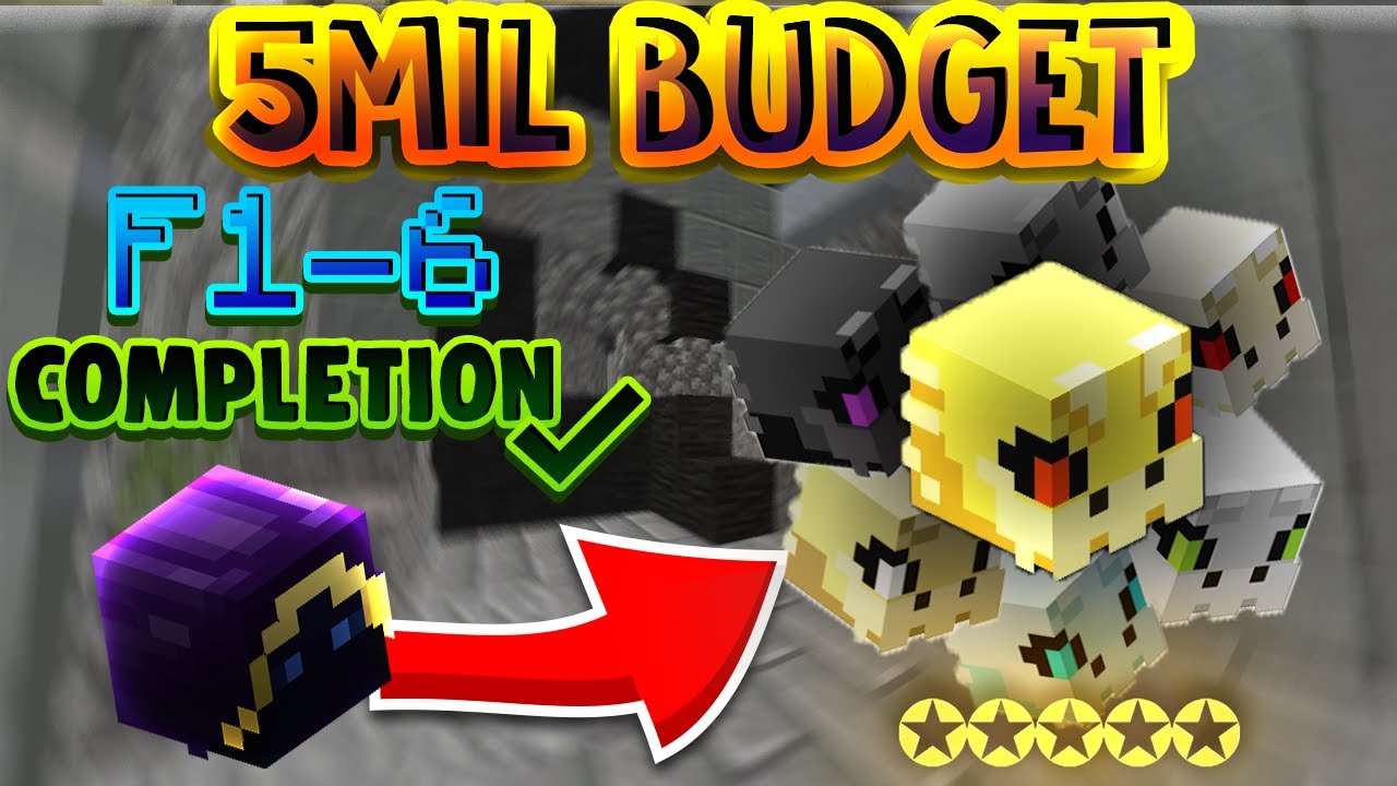 Get all dungeons floors COMPLETION (1-6) with only 5MIL | Hypixel ...