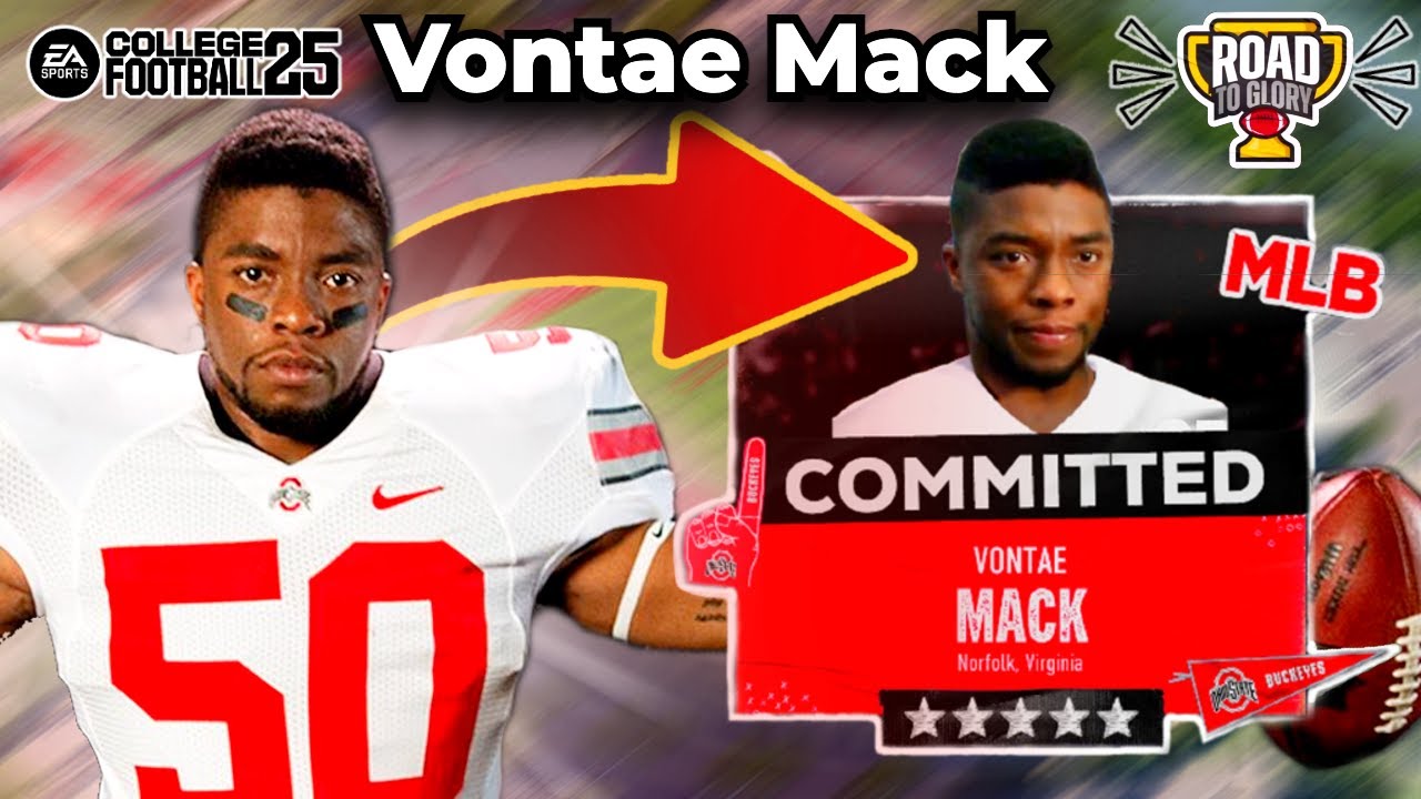 I Put VONTAE MACK in College Football 25! (Draft Day) - YouTube