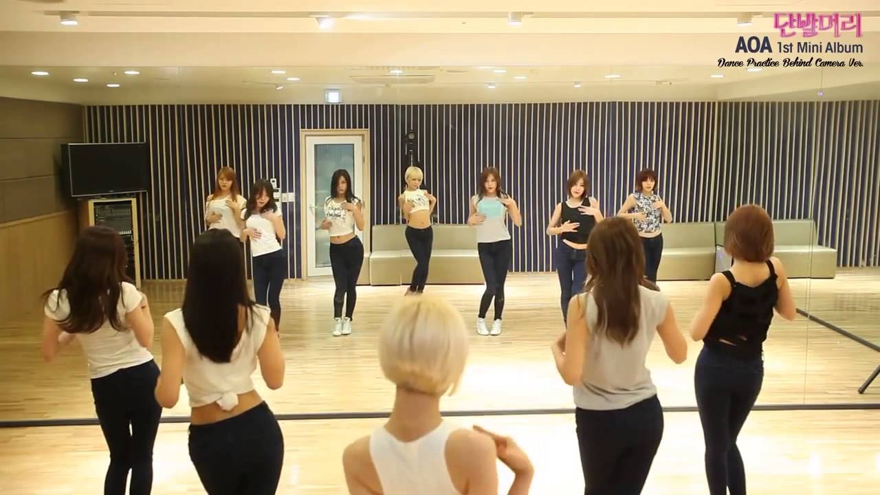 AOA 'Short Hair' [dance practice ]Ver Mirror - YouTube