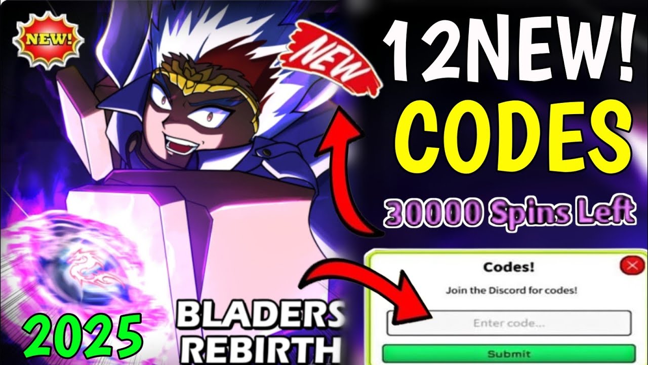 💥 ACTIVE CODES 💥 BLADERS REBIRTH CODES 2025 - ROBLOX BLADERS REBIRTH CODES 2025 - YouTube