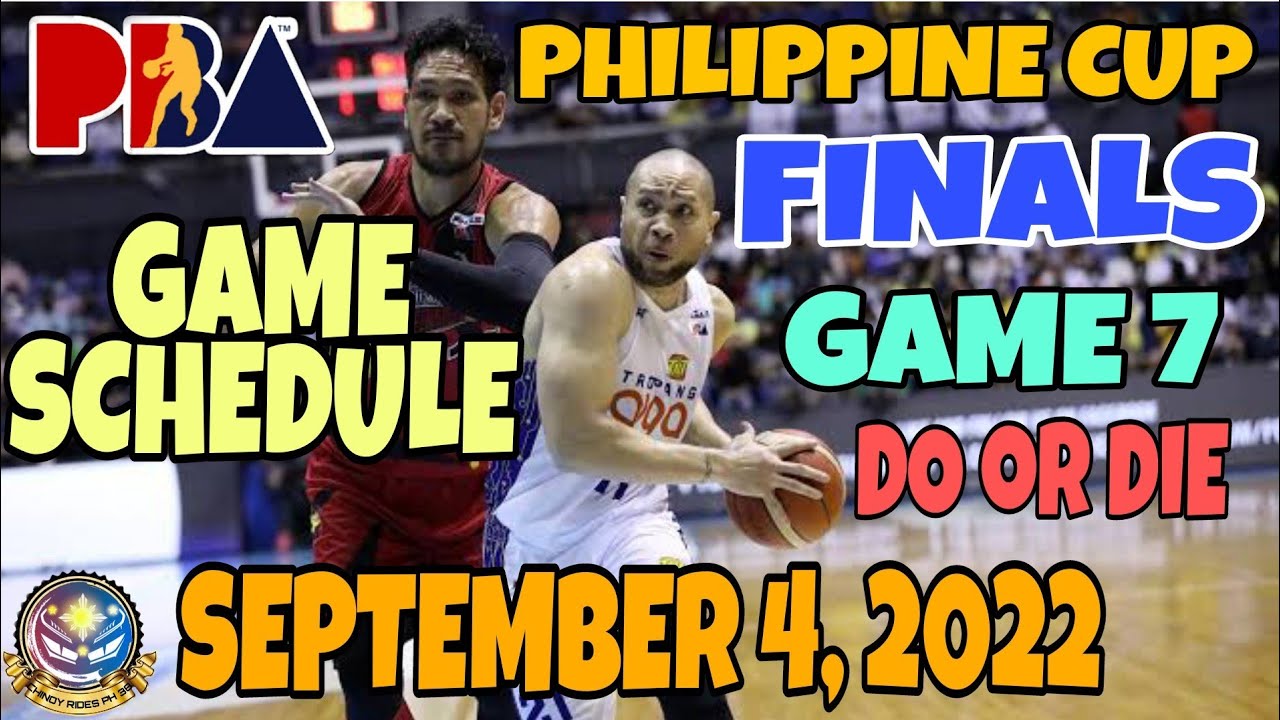 PBA GAME SCHEDULE (SEPTEMBER 4, 2022 )|PHILIPPINE CUP SEASON 47| FINALS ...