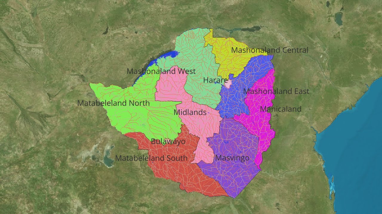 Population distribution in Zimbabwe (1950 -- 2022) - YouTube