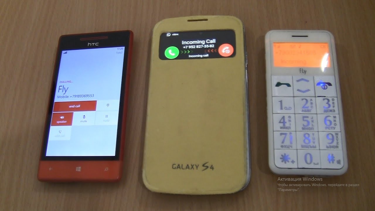 Incoming call & Outgoing call at the Same Time Samsung Galaxy S4+htc 8s ...