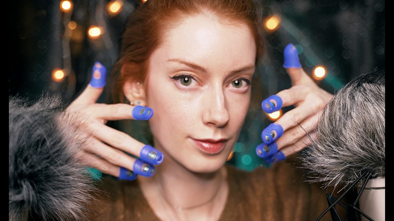 Slow Tapping & Scratching With Silicone Fingertips 🌟 Whispered ASMR ...