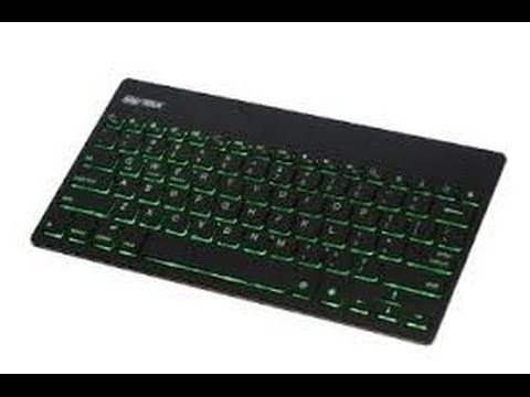 SHARKK Slim Backlit Computer Keyboard - Unboxing 2013 - Its color time ...