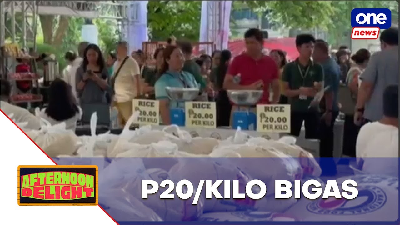 DA rolls out P20/kg rice pilot test in Cebu | Afternoon Delight - YouTube