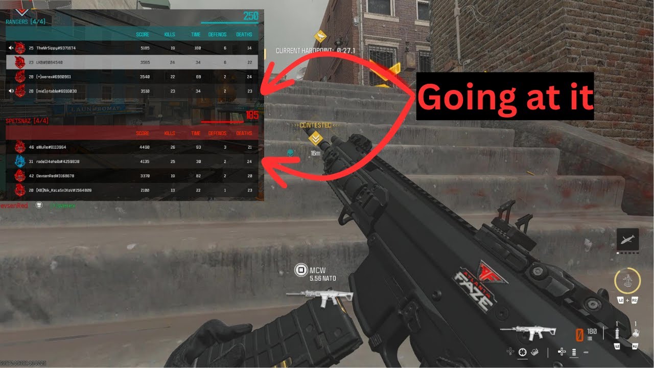 Ranked Trash Talking hits diff - Skidrow CDL Hardpoint (MCW Gameplay ...