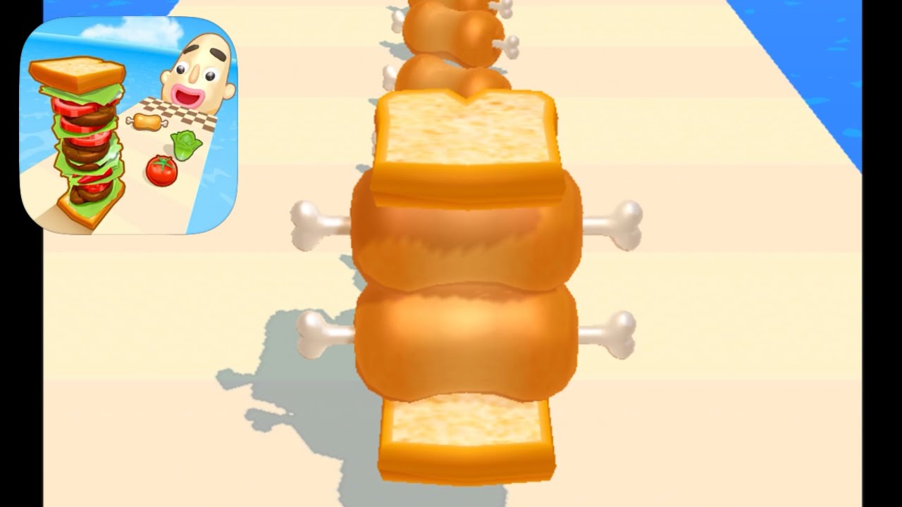 Sandwich Runner - All Levels Gameplay Android, iOS - YouTube