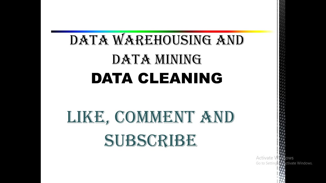DATA PREPROCESSING: DATA CLEANING-PART 1 (missing values and binning) - YouTube