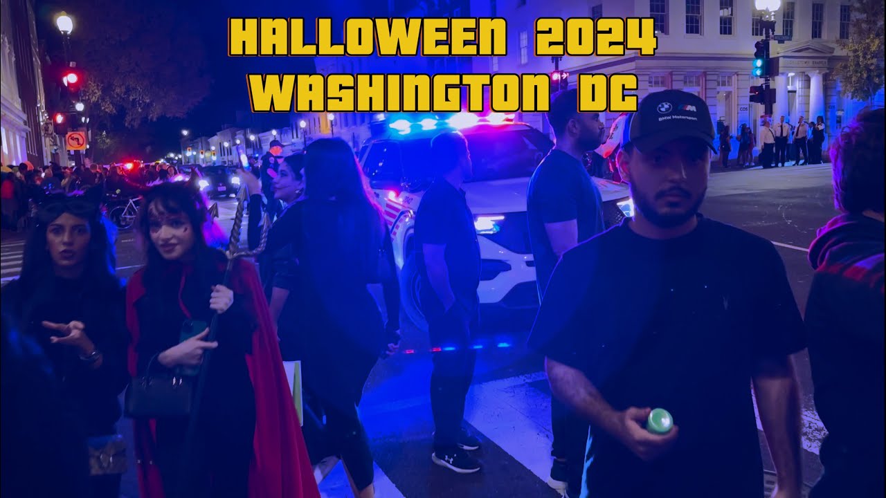 WASHINGTON DC CADILAR BAYRAMI (HALLOWEEN STREET TOUR) 4K HD - YouTube