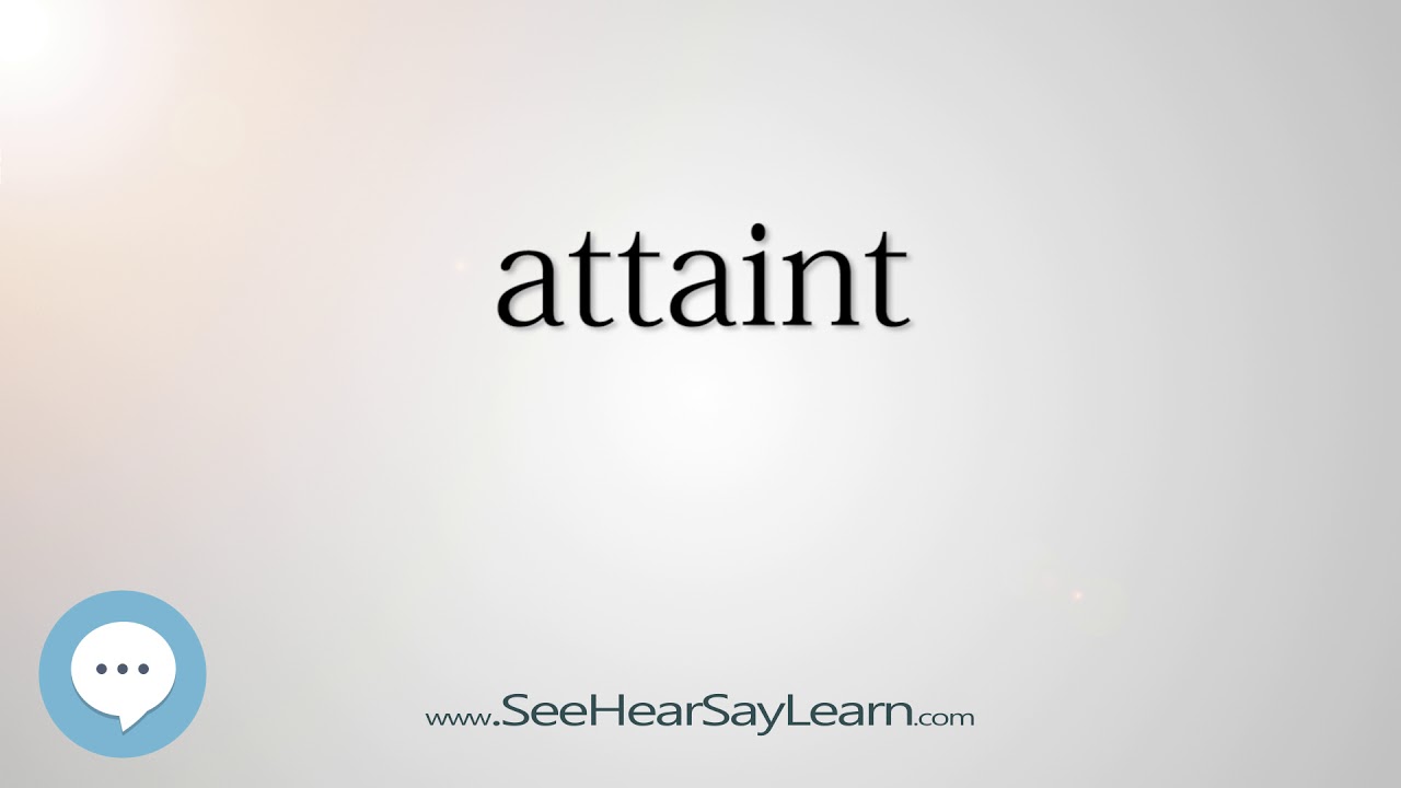 attaint - Smart & Obscure English Words Defined 🗣🔊 - YouTube