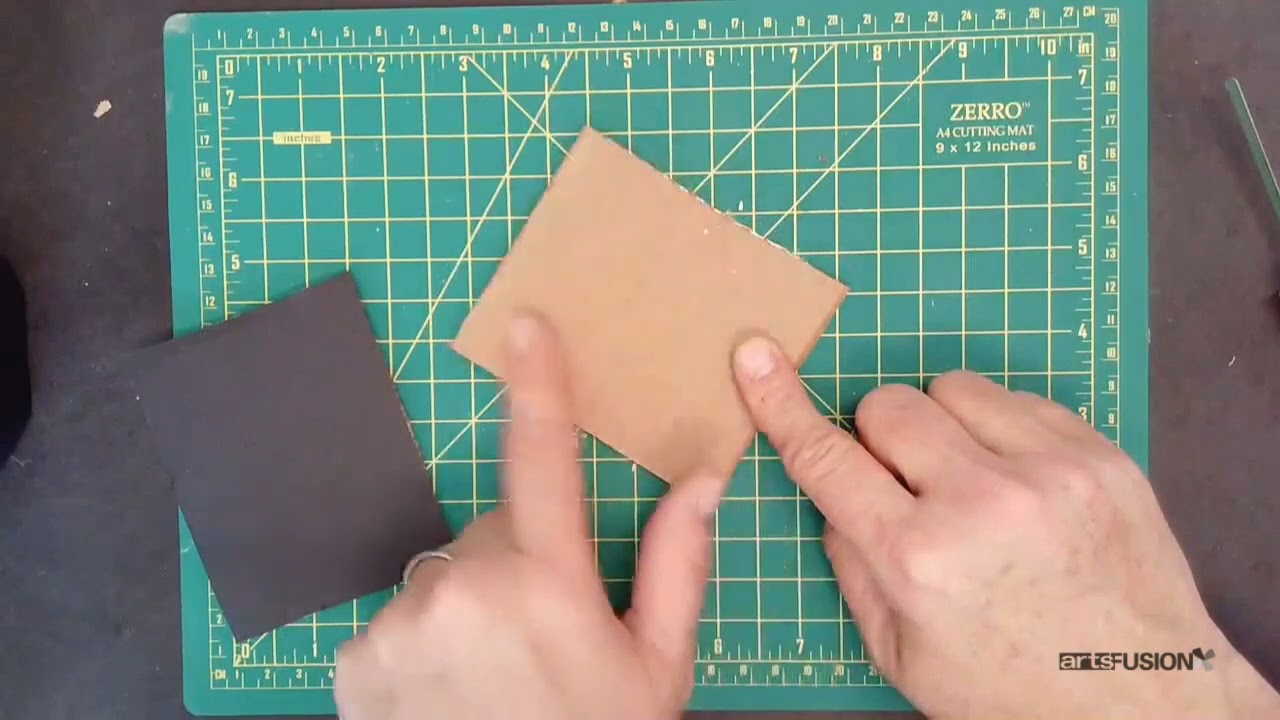 Cardboard Score and Bend - YouTube