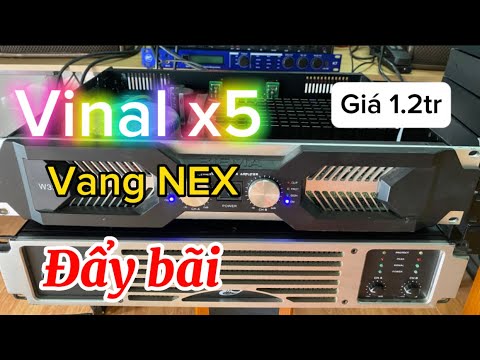 Thanh lý đẩy bãi 1.2tr vang Vinal X5, Nex giá 1.2tr - YouTube