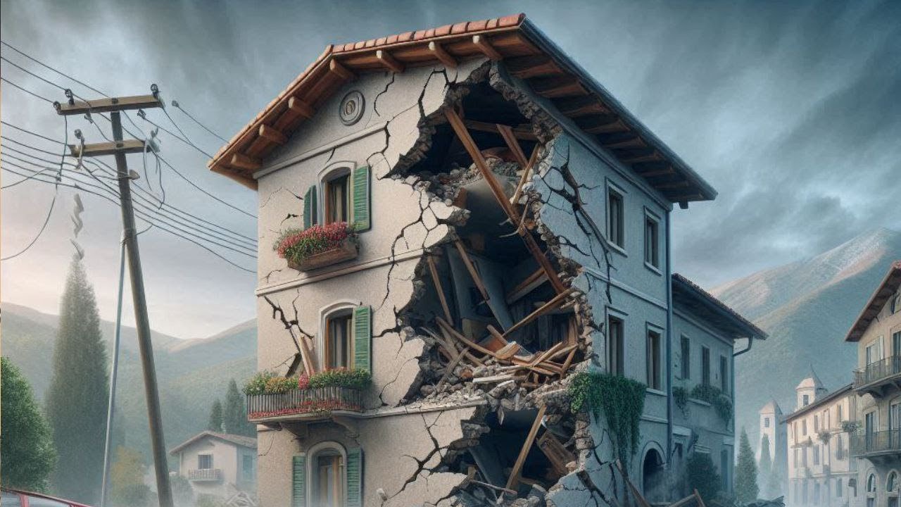 Panic in Italy: Earthquake Shocks Residents of Puglia - YouTube