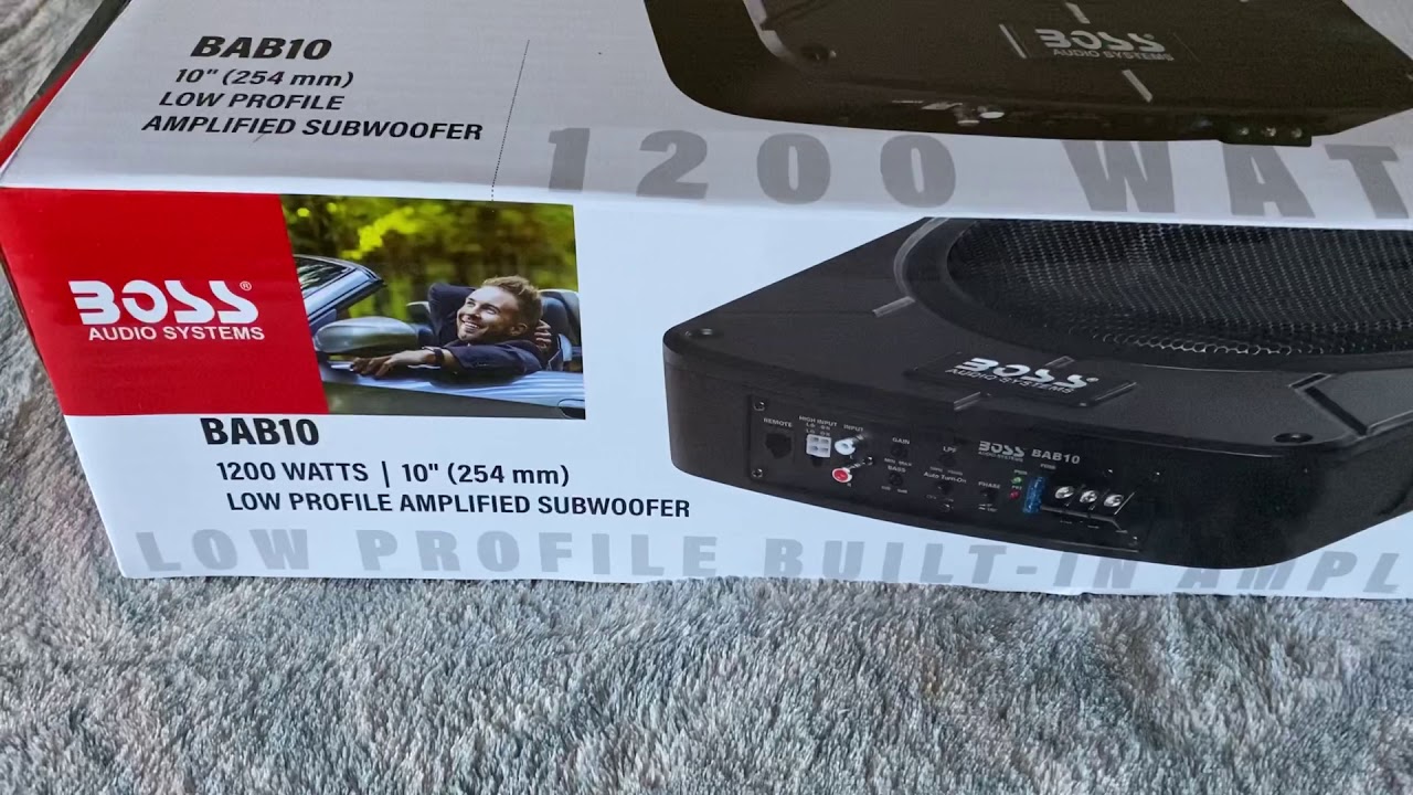Review: BAB10 Boss Audio System Subwoofer - YouTube