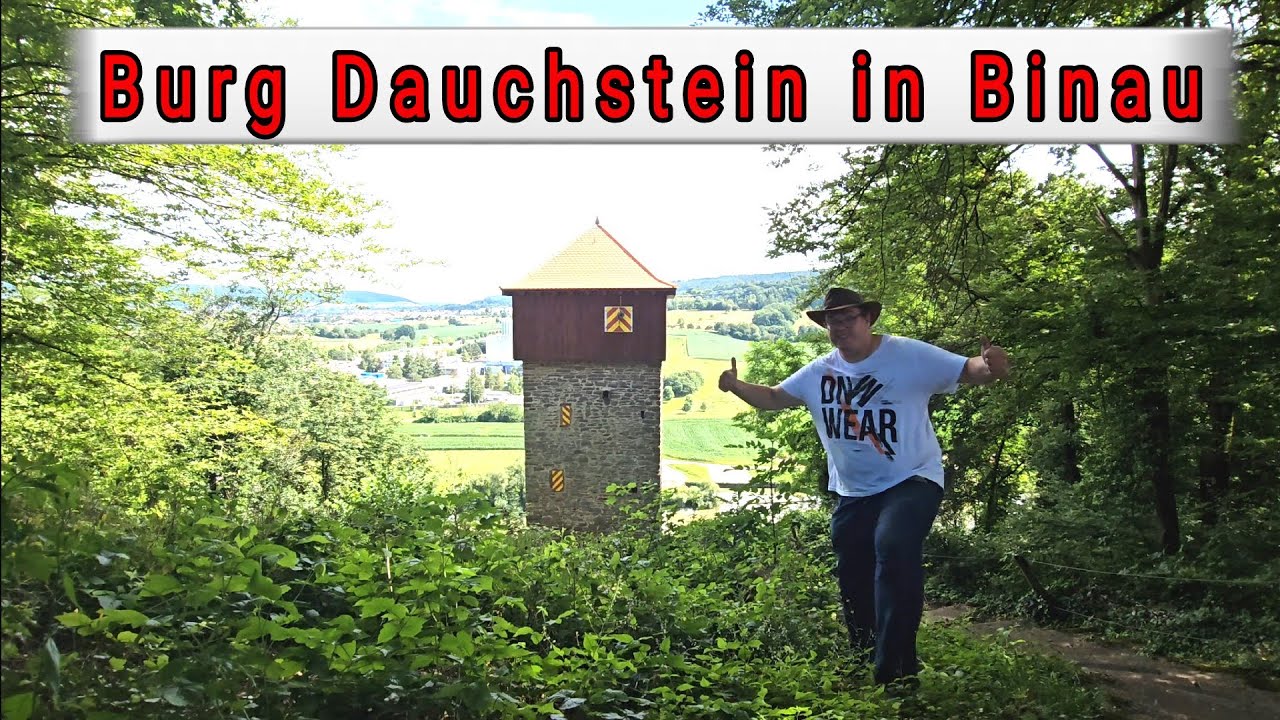 Burg Dauchstein in Binau, Baden-Württemberg Nähe Mosbach unterwegs mit ...
