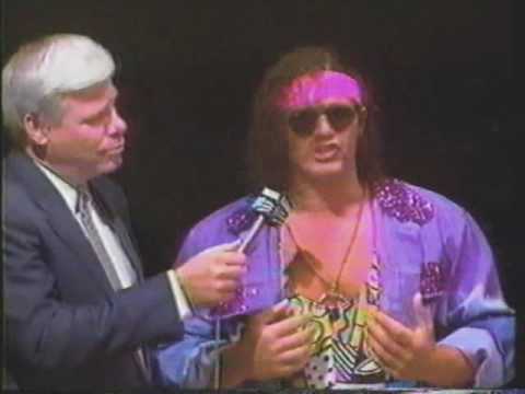 Scotty Flamingo (Raven) Raps, Jerry Lawler Retorts - 1993 USWA Memphis ...