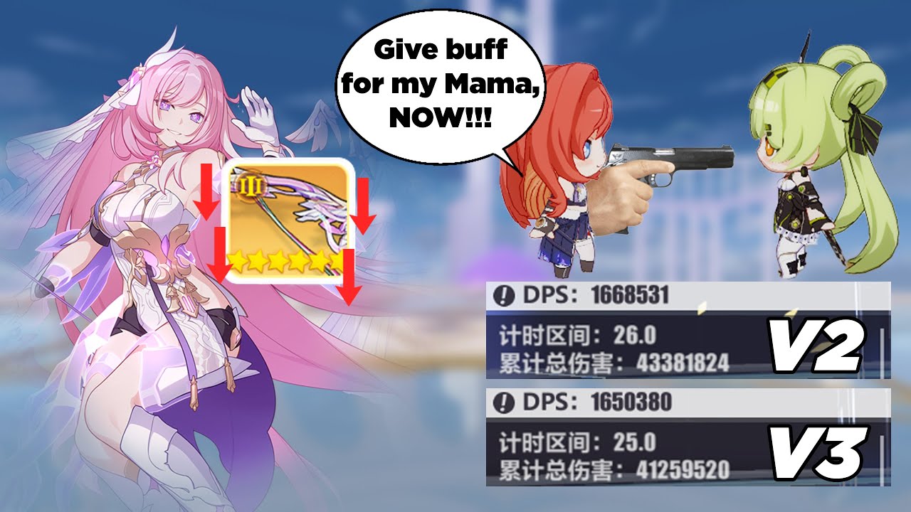 [8.1 CN BETA V3] WHY TF DID YOU NERF MY ELYSIA FOR | Honkai Impact 3rd ...