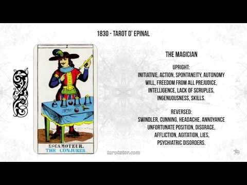 Tarot timeline in 50 imagines, video 01 The Magician - YouTube