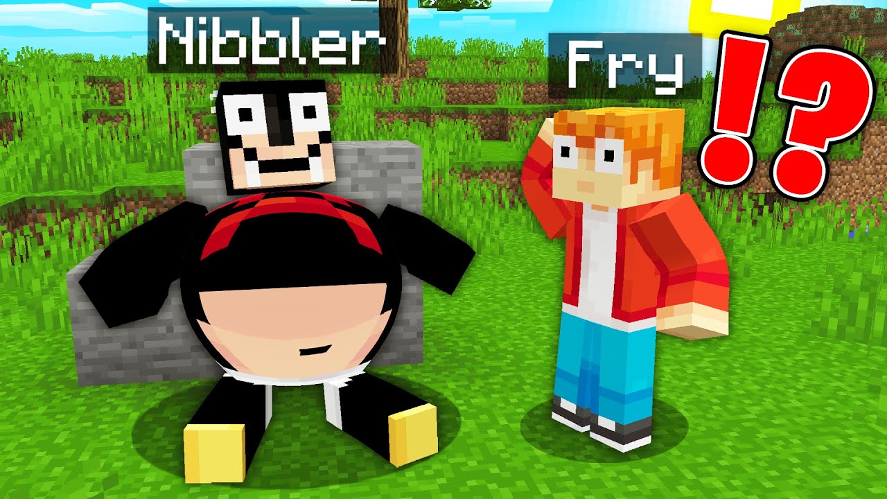 Nibbler and Fry Became FAT - Minecraft Video Like Maizen JJ and Mikey ...
