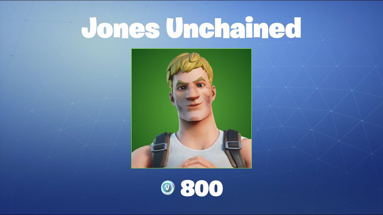 Jones Unchained | Fortnite Outfit/Skin - YouTube