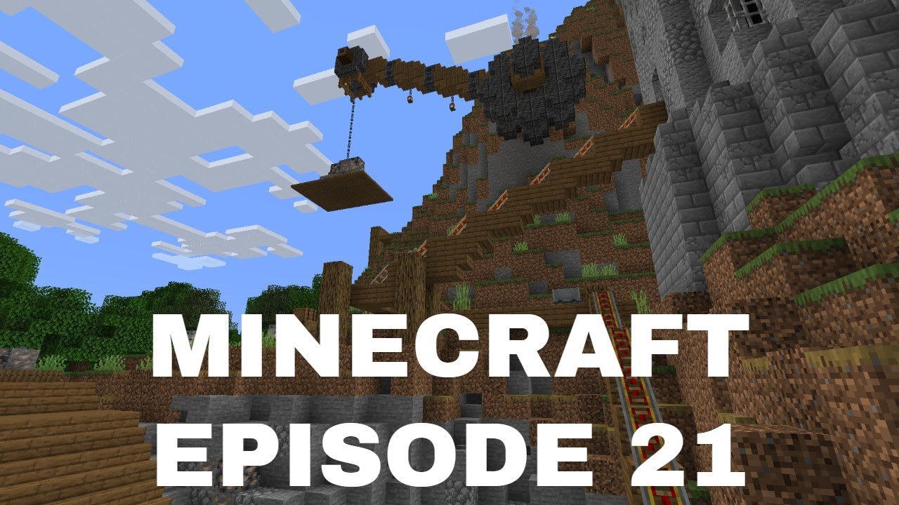 Minecraft Episode 21 - Decorating the Iron Farm - YouTube