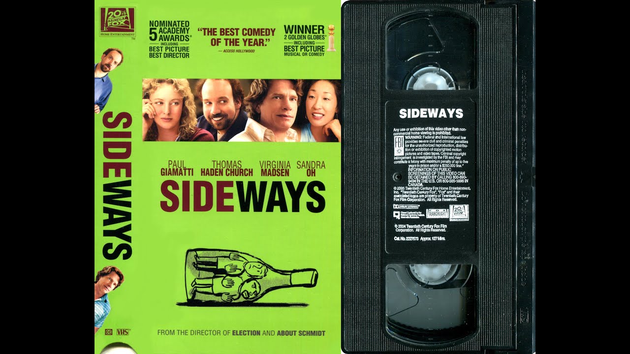 Opening to Sideways (US VHS; 2005) - YouTube