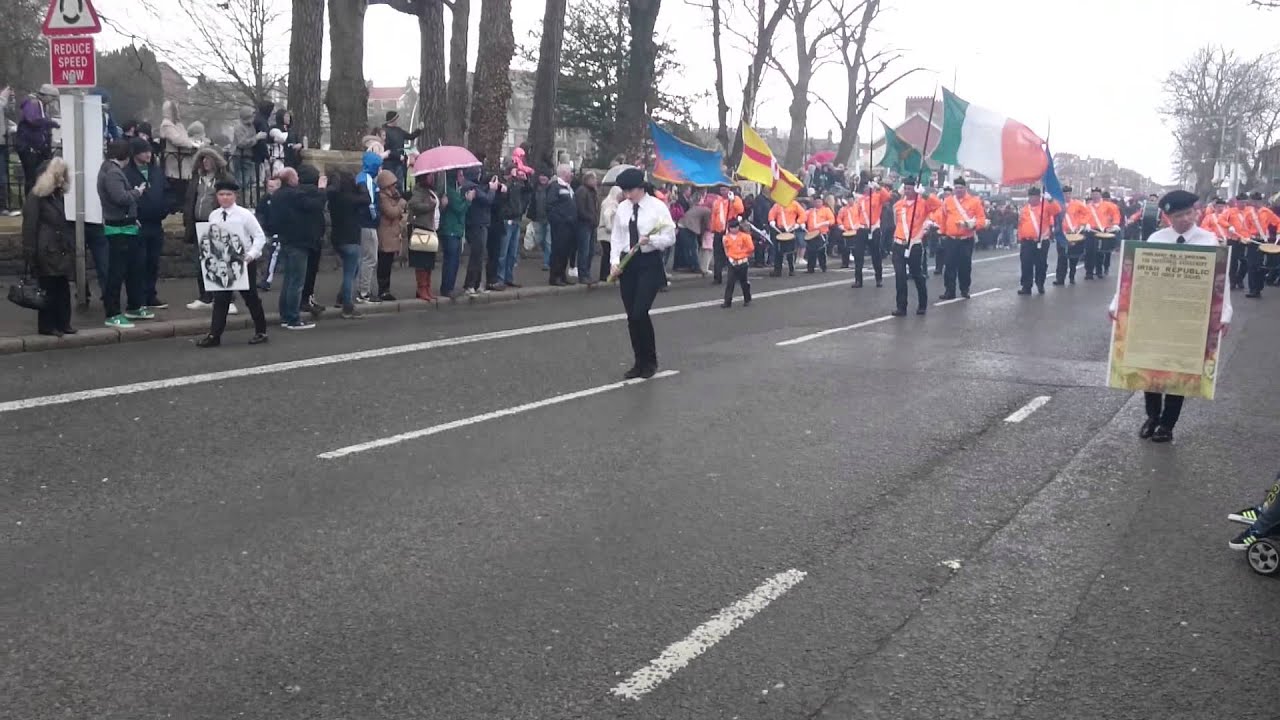 Easter parade falls road 2016 Easter rising centenary parade - YouTube