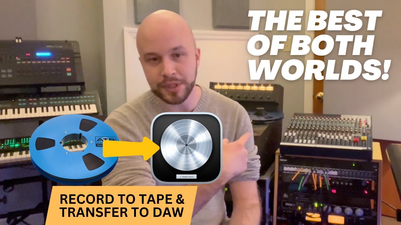 How to Record to Tape Machine and Simultaneously Transfer to DAW - YouTube