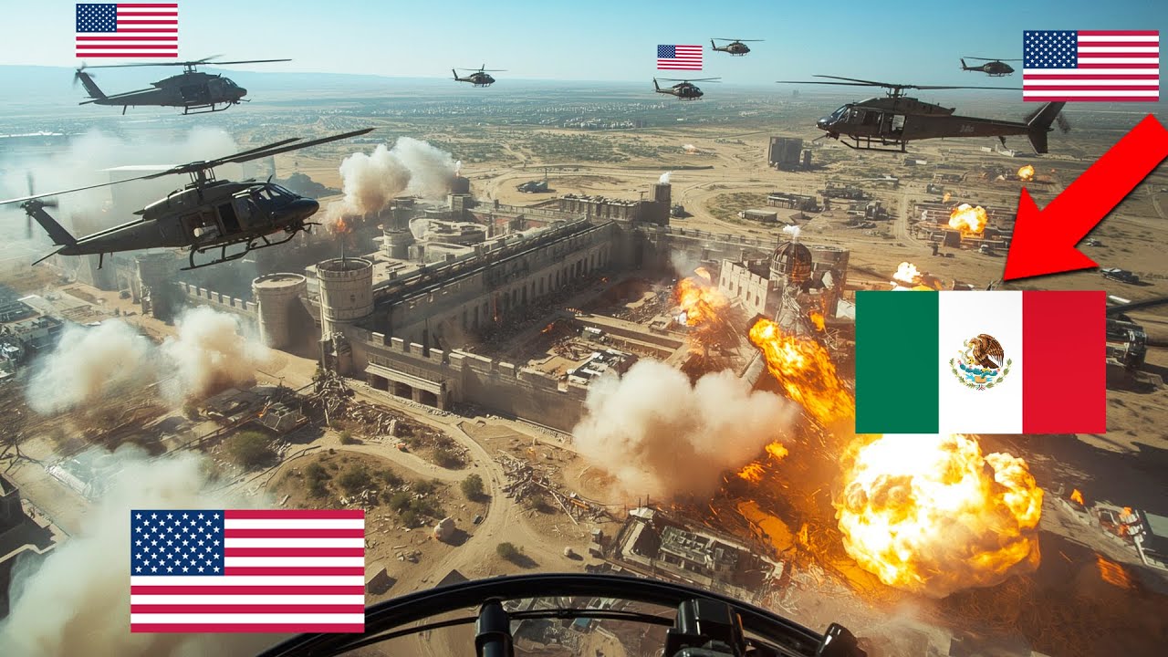 400 U.S. Helicopters vs. The World's DEADLIEST Mexican Cartel's Drug ...