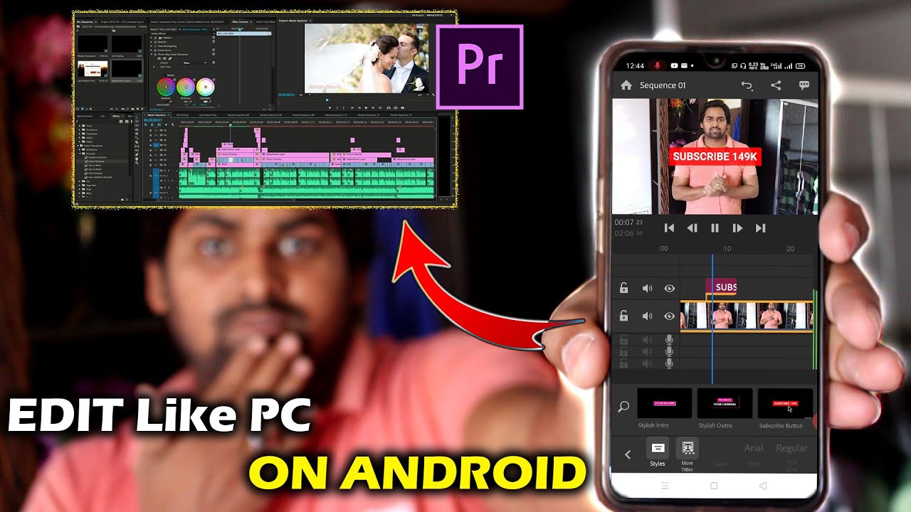 How to Edit Like PC On Android |Premiere Pro on Android | Learn ...
