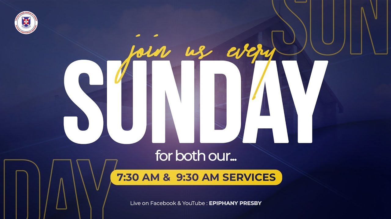 SUNDAY SERVICE | 3RD SUNDAY AFTER EPIPHANY|1ST SERVICE |26-01-2025 ...