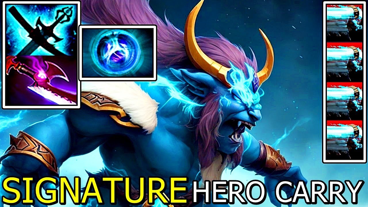 SIGNATURE HERO CARRY [ SPIRIT BREAKER ] CRAZY TEAM FIGHT - GAMEPLAY ...