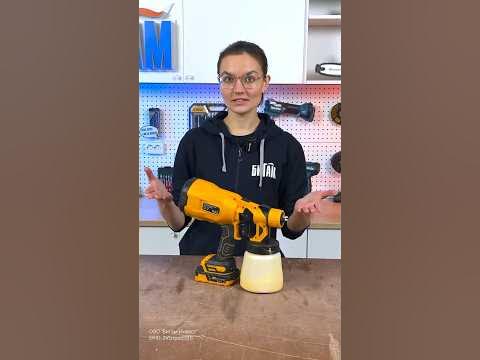 Как работает аккумуляторный краскопульт - YouTube