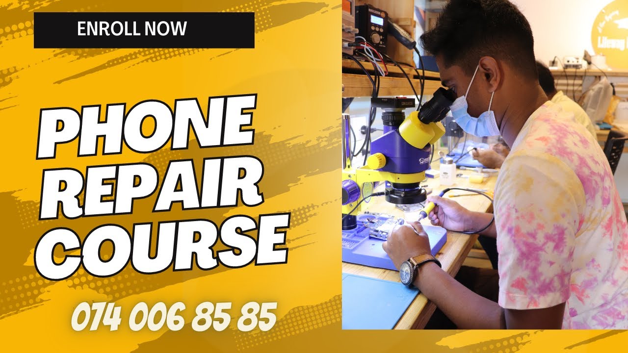 Phone repair training course in Sri Lanka - YouTube