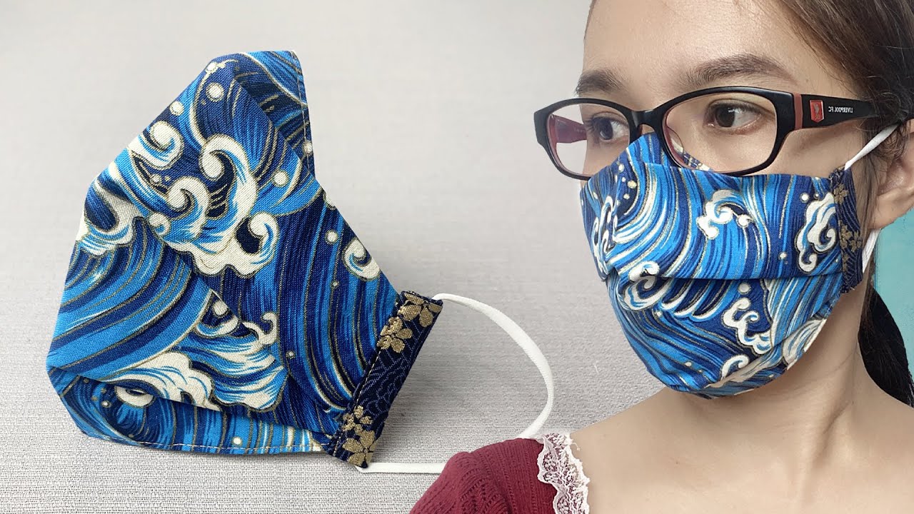 Very Easy DIY No Fog on Glasses Face Mask "No Pattern" | Fabric Face ...