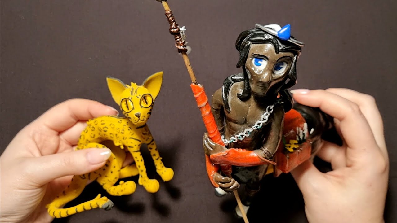 ASMR| Polymer Clay Figurines Show And Tell (Soft Spoken | English ...