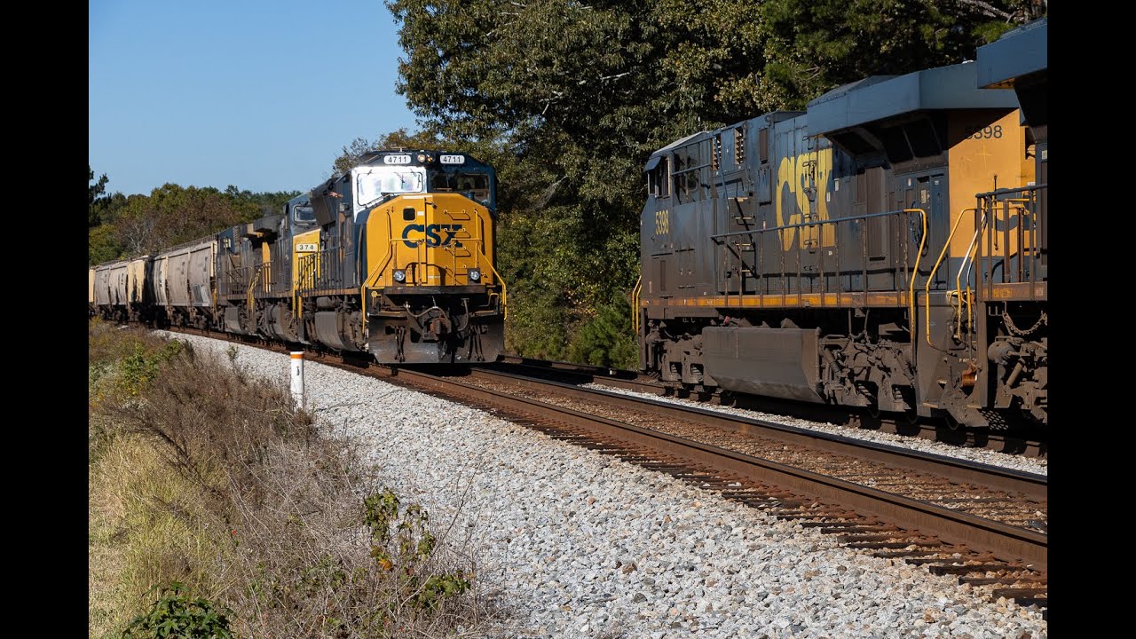 The CSX Grain Express - YouTube