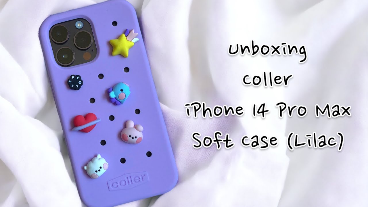 Unboxing Coller iPhone 14 Pro Max Soft Case (Lilac) #unboxing #asmr # ...