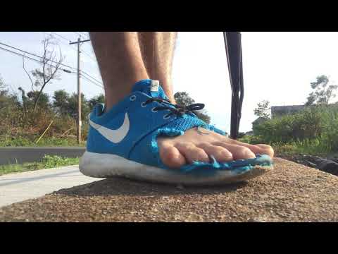 Morning Sneaker Destruction Walk Wearing My Hot Blue Nike Roshe Run ...