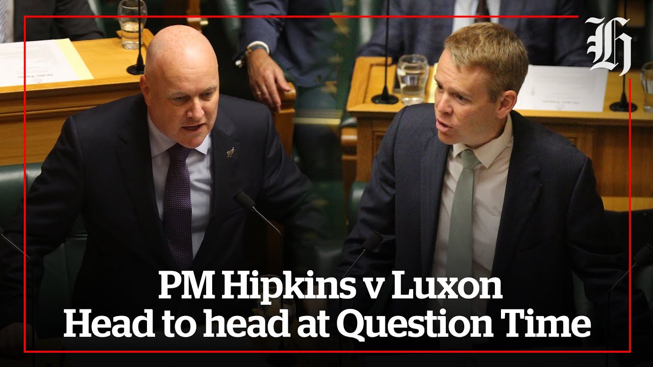 PM Chris Hipkins and National's Christopher Luxon go head to head in ...