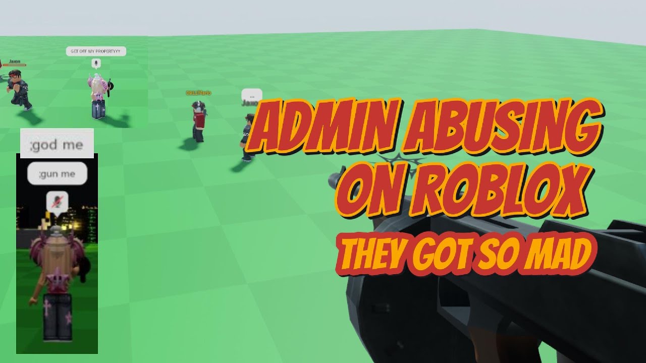 ADMIN ABUSING ON ROBLOX! - YouTube