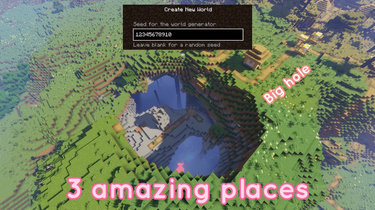 I Tried Seed 12345678910 in Minecraft and It's Amazing - YouTube