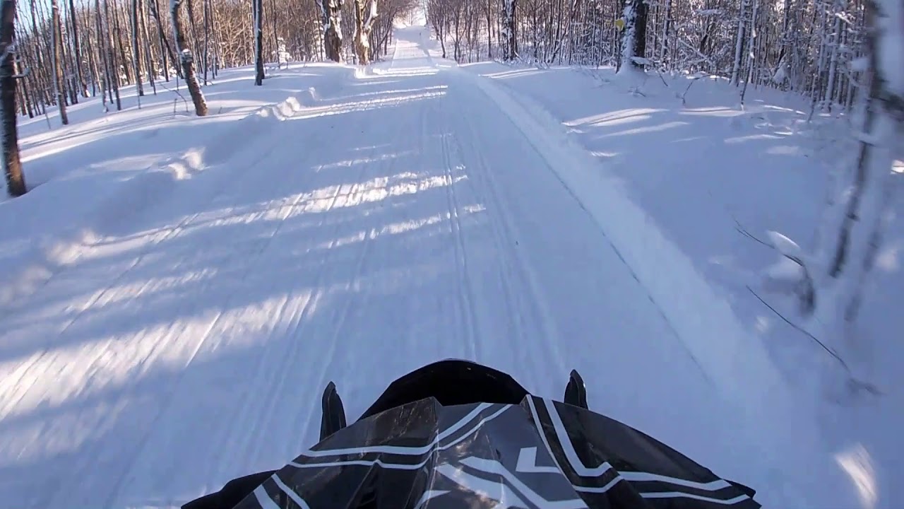 Snowmobiling Tug Hill First Ride of 2019 - YouTube