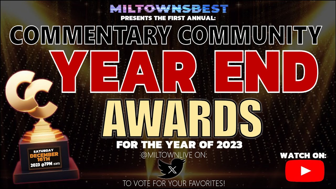 2023 Commentary Community Awards Mid-Voting Update! - YouTube