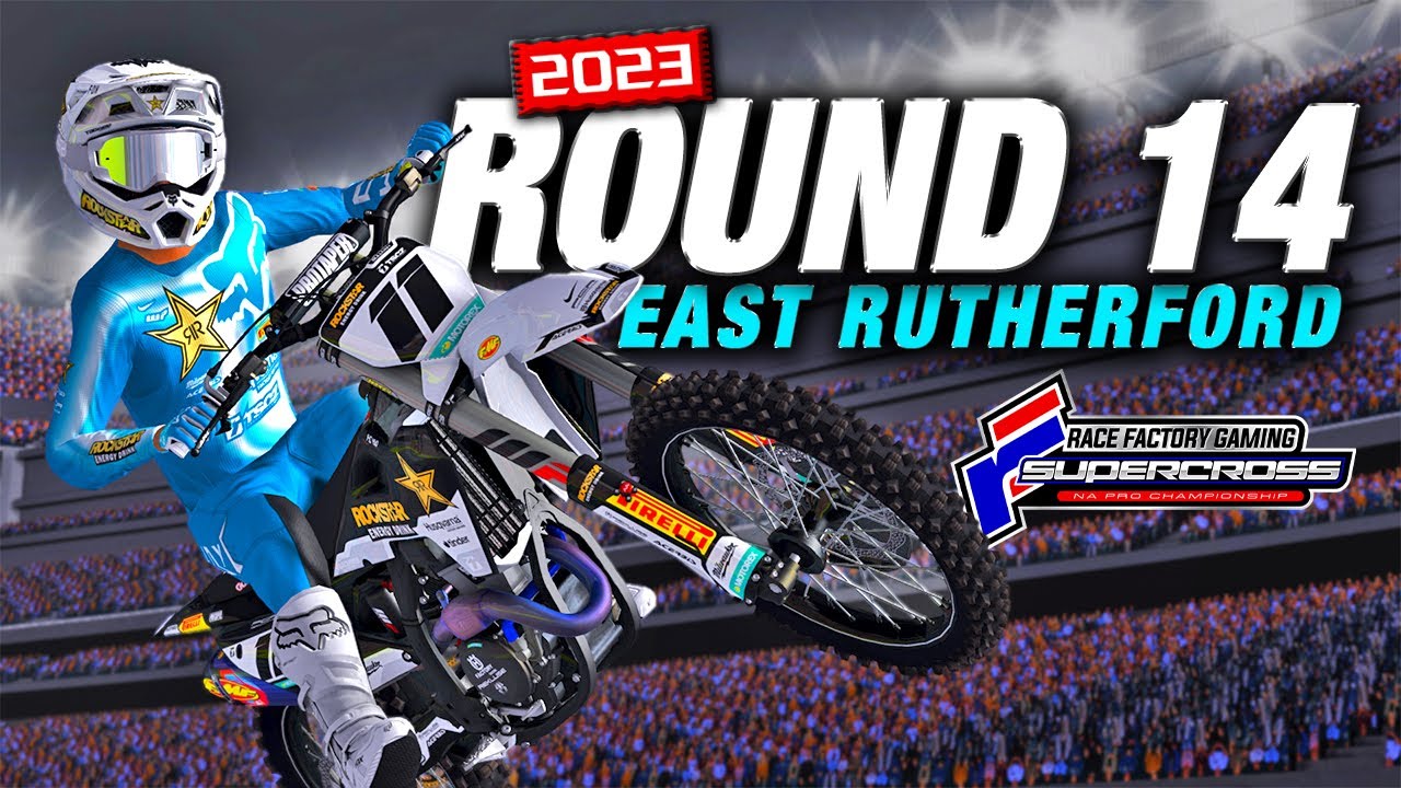 MX Simulator - 2023 MotoOption SX Rd. 14 - East Rutherford - YouTube