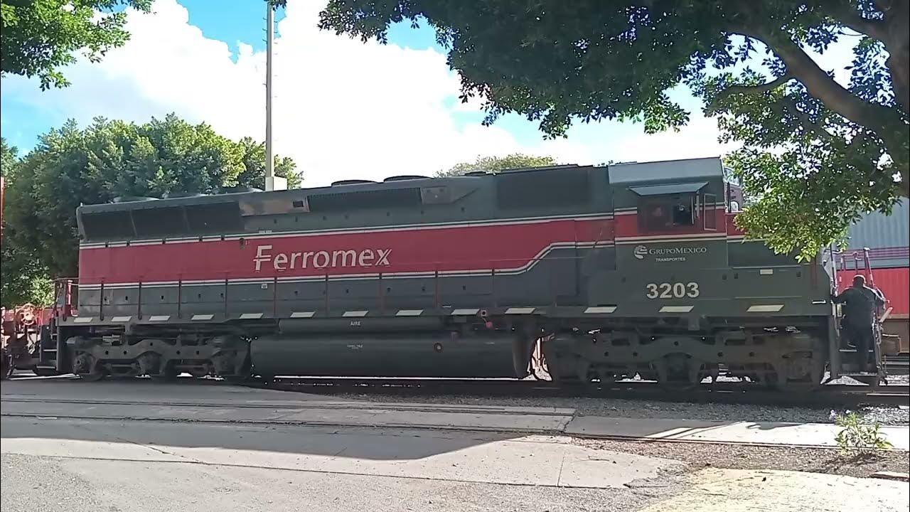 FXE-3203 SD40-2 en servicio de patio en Guadalajara, Jalisco. - YouTube