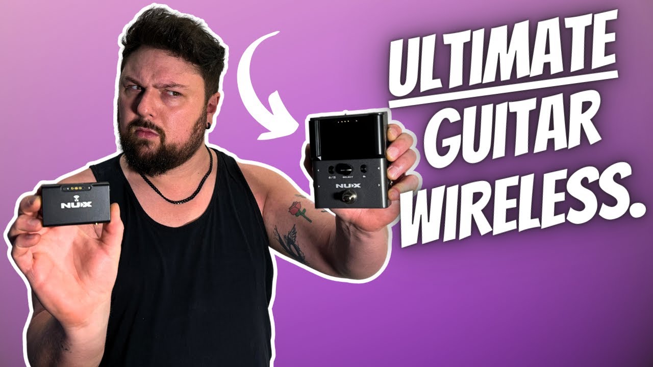 BEST Wireless Guitar System! Shure GLXD16+ Killer - NUX B8 - YouTube
