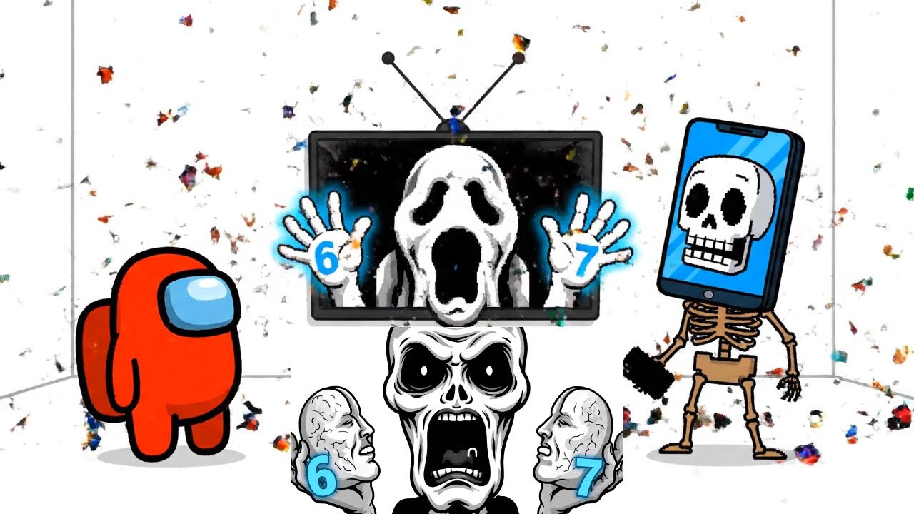 Mini Crewmate Kills Creepy BAD HABIT HORROR FUNK a Brainrot Animals ...