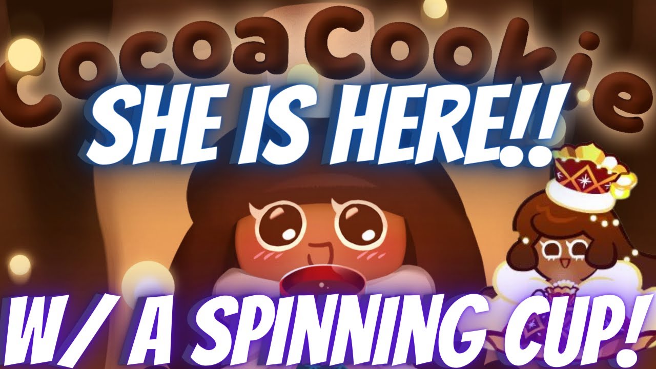 Cocoa Cookie is HERE with a Spinning Cup! | Cookie Run Kingdom - YouTube